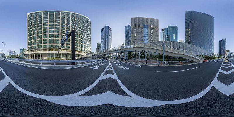 The Dawn of a New Day in Tokyo HDRi Maps and Backplates