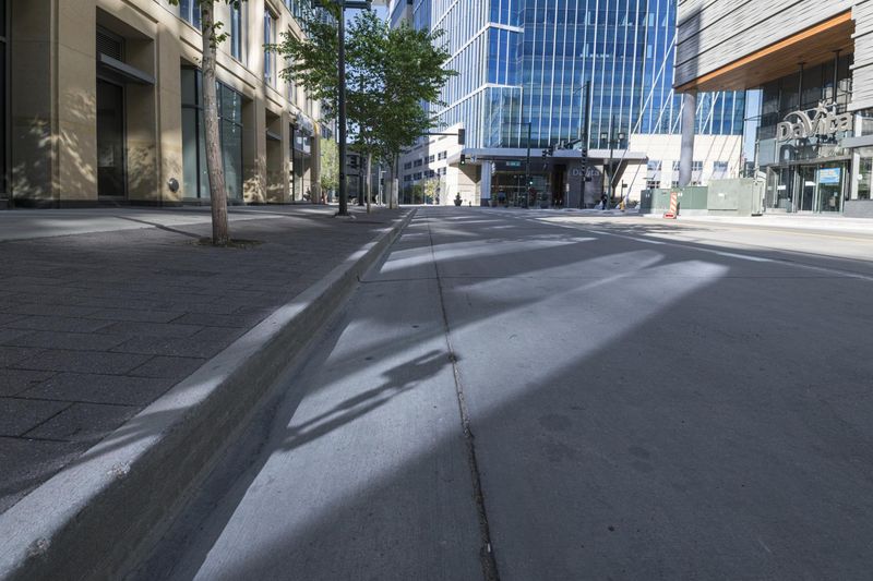 Denver Cityscape: Low Rise Buildings and Public Spaces HDRi Maps and ...