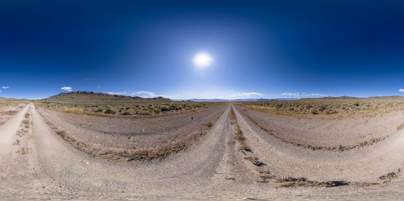 Desert Landscape: A Rugged Mountain Range HDRi Maps and Backplates