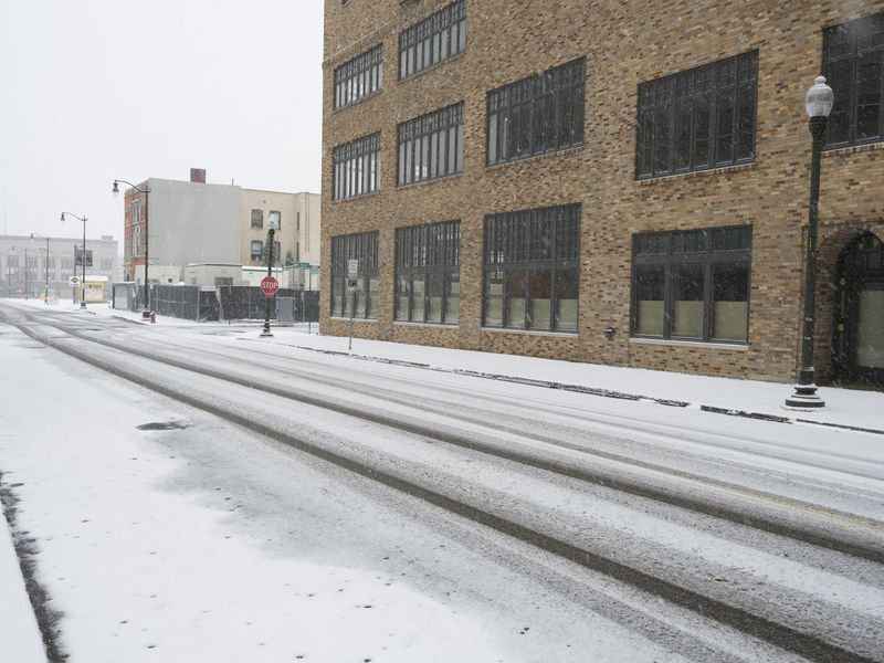 Detroit Brick Wall: Snow Covered Street in the Winter - HDRi Maps and ...