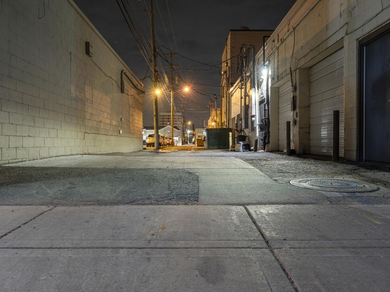 Detroit Dark Alleyway in Low Residential Neighborhood HDRi Maps and ...