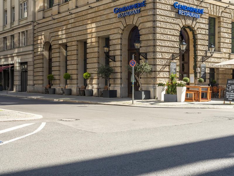 Downtown Berlin: Road with Architectural Masterpieces and Dynamic ...