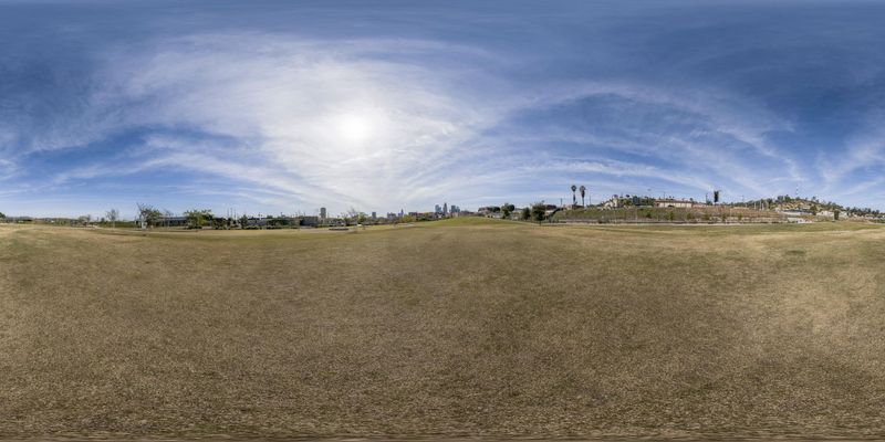 Downtown Los Angeles: A Panoramic View of Urban Landscape HDRi Maps and ...