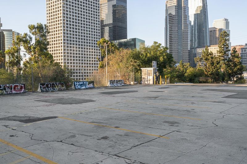 Downtown Los Angeles: Parking Lots and Open Spaces HDRi Maps and Backplates