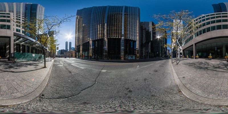 Downtown Toronto: Urban Design and High-Rise Buildings HDRi Maps and ...