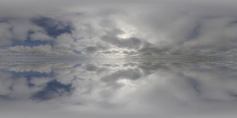Dramatic Grey Skies Over Mountain Landscapes HDRi Maps and Backplates
