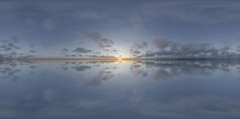 Dramatic Mountain Cloudscape at Dawn HDRi Maps and Backplates