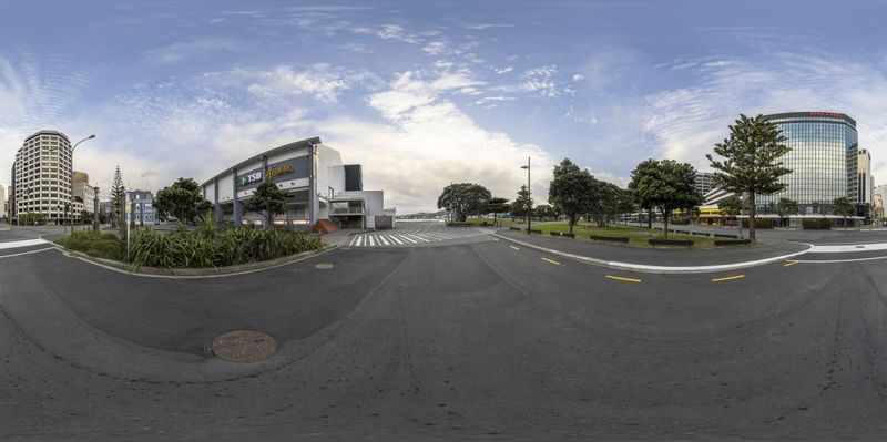 Straight Down the Road in Wellington, New Zealand - HDRi Maps and ...