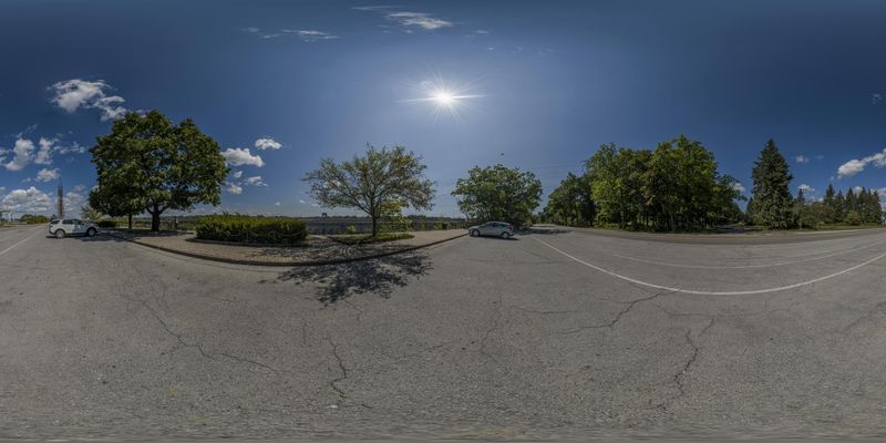 Scenic Road in Toronto, Canada HDRi Maps and Backplates