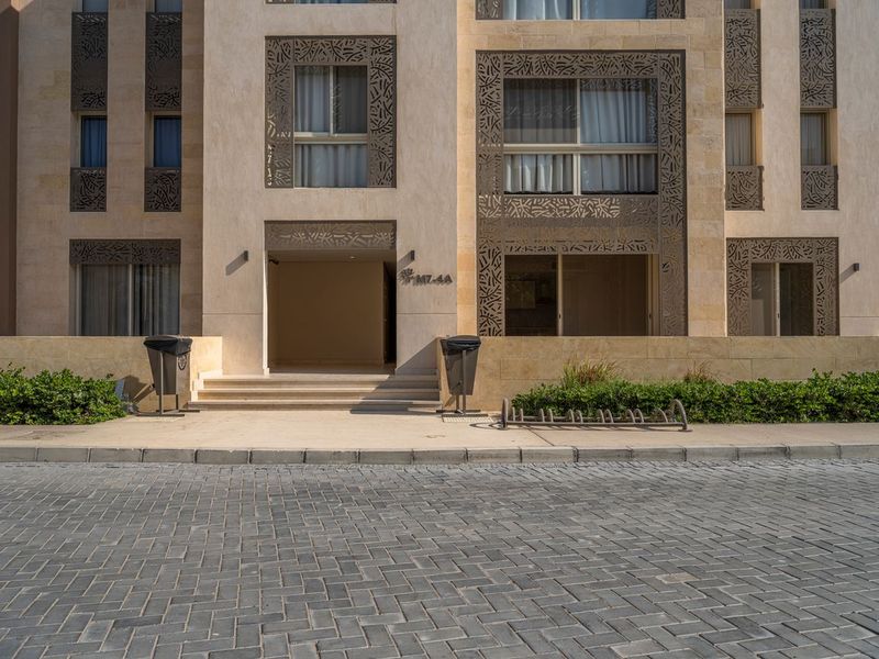 Egyptian Suburb Road: Urban Profile Driven by Modern Architecture HDRi ...