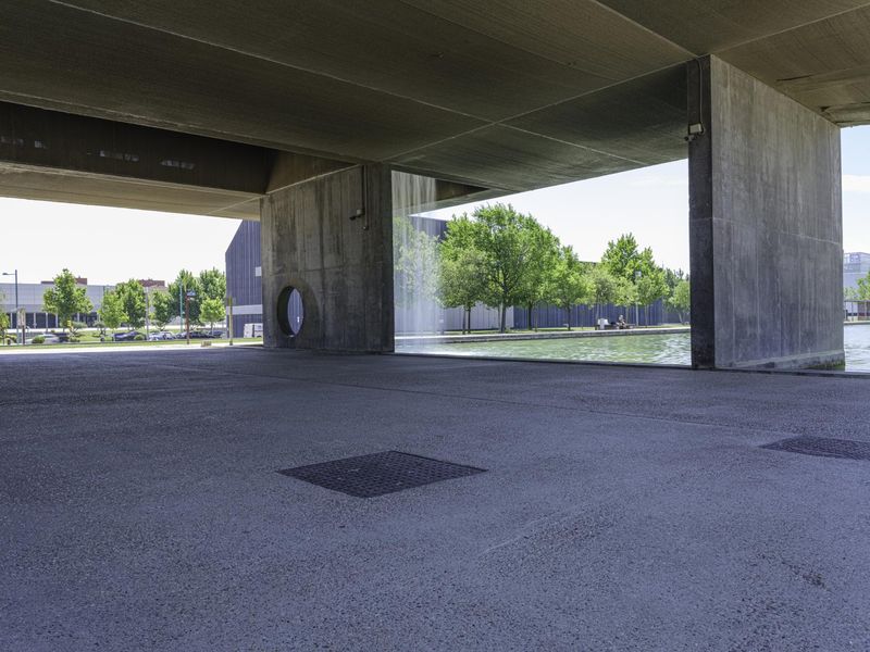 Elevated Architectural Structure: A Concrete Museum HDRi Maps and ...