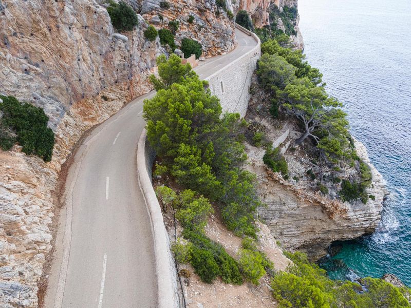 Elevated Road in Mallorca, Spain - Breathtaking View HDRi Maps and ...