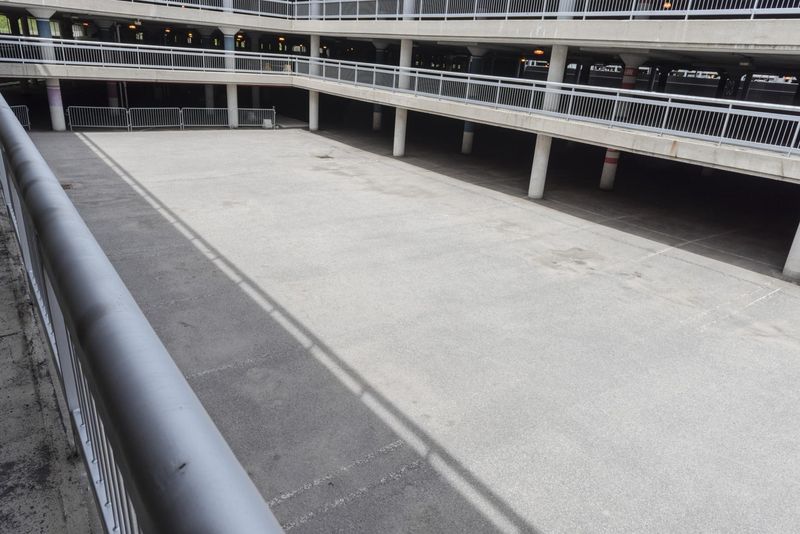 Elevated Toronto walkway with clear sky HDRi Maps and Backplates