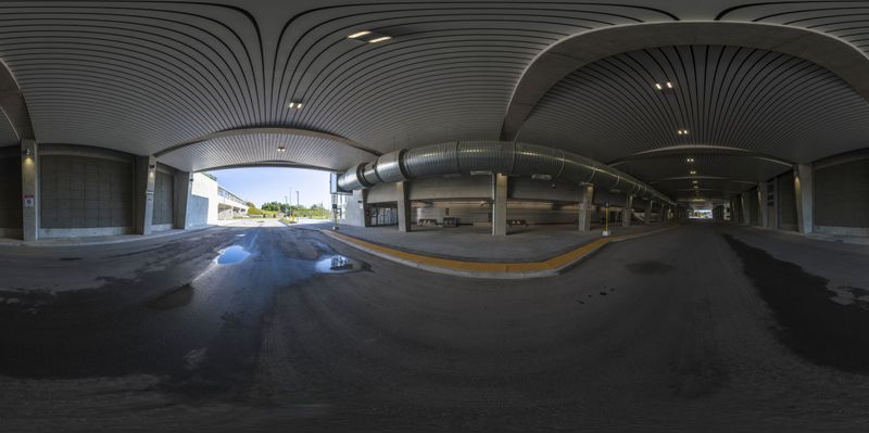 Elevated View of a Straight Road in Toronto, Canada HDRi Maps and ...