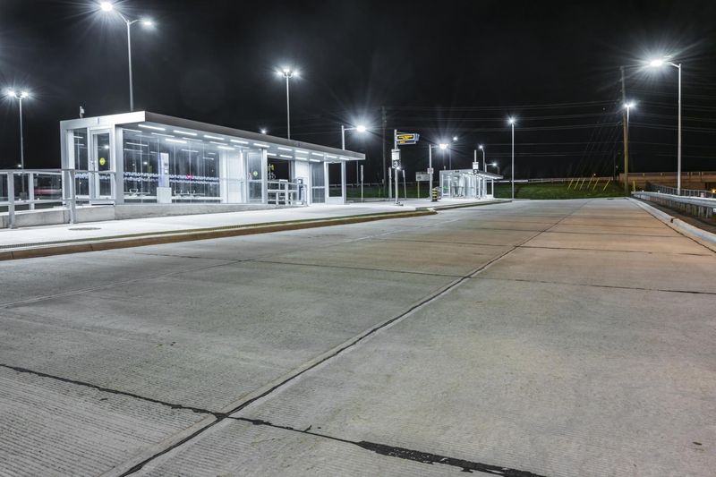 Empty Bus Station in Toronto, Canada HDRi Maps and Backplates