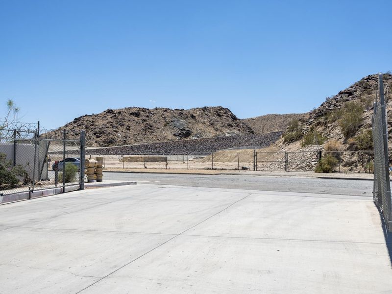 Empty Concrete Area in California with Mountains and Blue Sky HDRi Maps ...