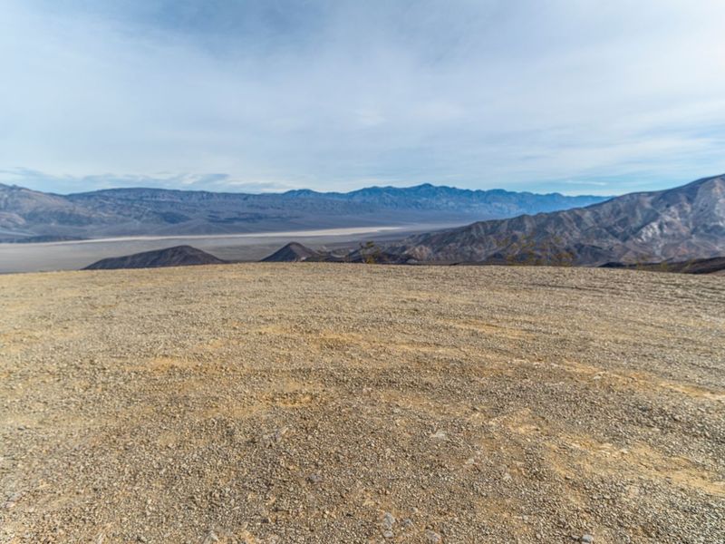 Empty Field and Mountains with Sky at Daytime near Lake Harnar, Nevada ...