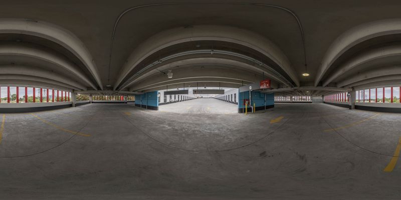 Empty Street in the Parking Garages of Toronto, Canada HDRi Maps and ...
