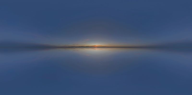 Endless Landscape Under the Sky Dome HDRi Maps and Backplates