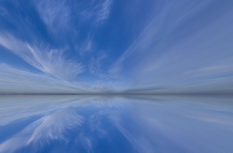 Endless Open Space: A Sky Dome Under Cloudy Skies HDRi Maps and Backplates