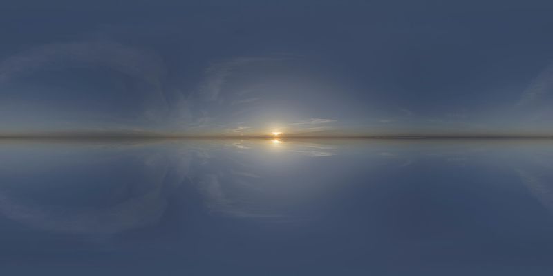 Endless Open Space Under a Sky Dome HDRi Maps and Backplates