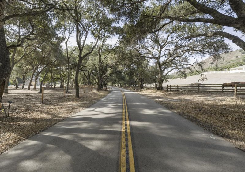 Endless Road Through California Rural Landscape HDRi Maps and Backplates