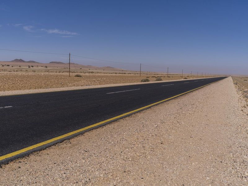 Endless Road in the Desert Horizon HDRi Maps and Backplates