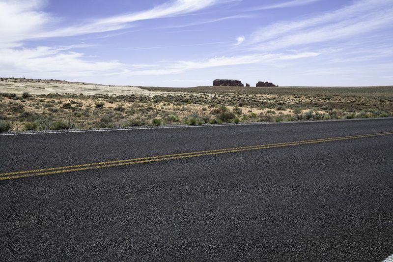 Endless Road Through the Desert in Utah HDRi Maps and Backplates