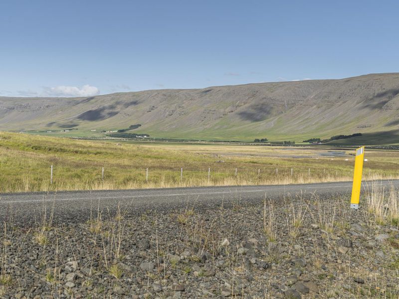 Endless Road in the Highland Landscape of Iceland HDRi Maps and Backplates