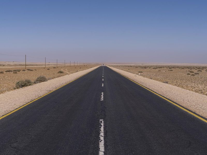 Endless Road in South Africa: A Deserted Landscape HDRi Maps and Backplates