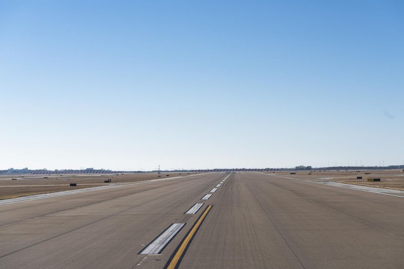 Endless Road in Texas Landscape HDRi Maps and Backplates