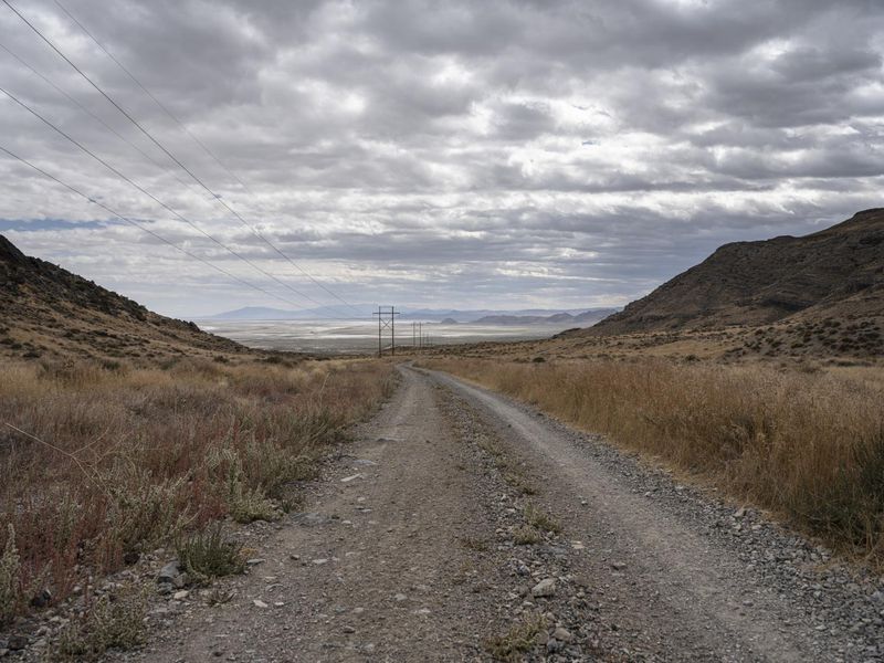 Endless Road in Utah Landscape HDRi Maps and Backplates