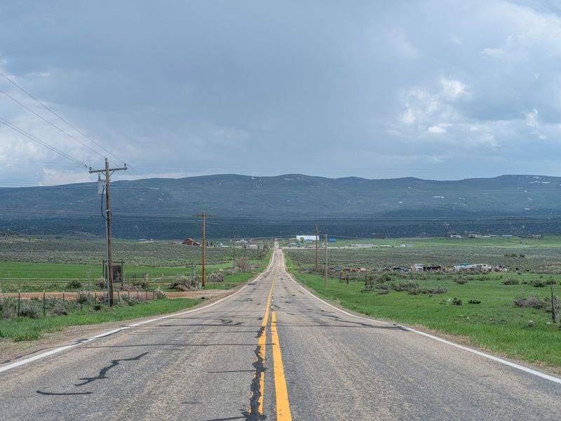 Endless Road in Utah, USA: A Journey Through the Agricultural Landscape ...