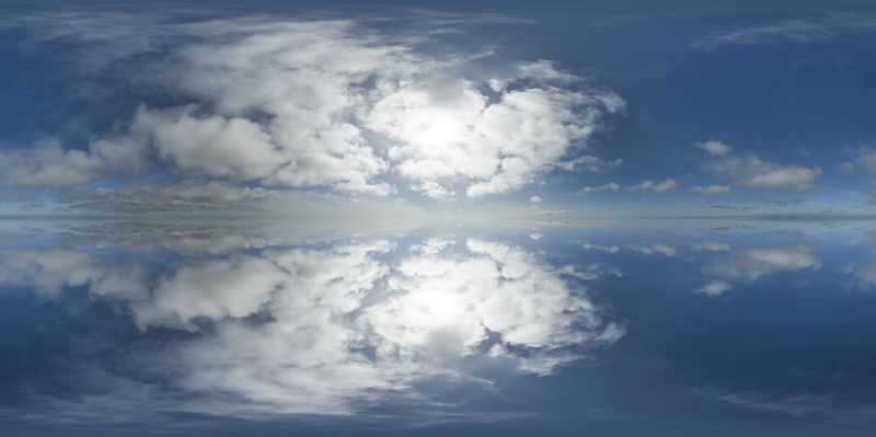 Endless Sky Domes: A Vast Open Space HDRi Maps and Backplates