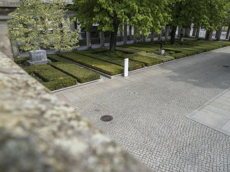 Europe Architecture: Aerial View Courtyard HDRi Maps and Backplates