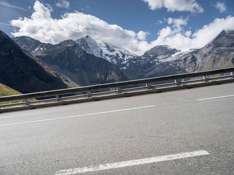Europe Mountain Road and Beautiful Landscape HDRi Maps and Backplates