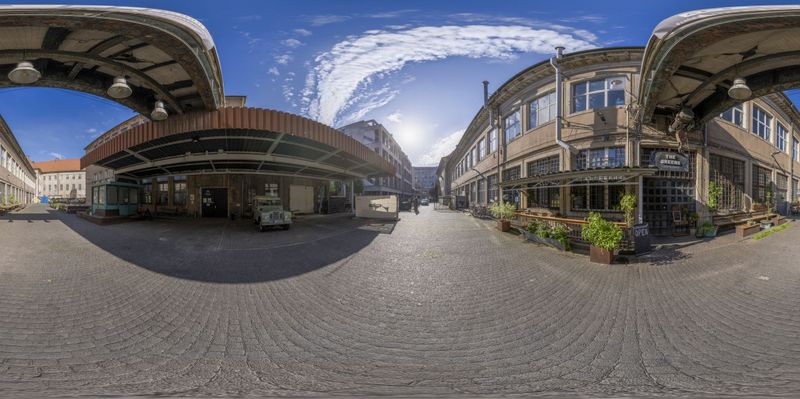 Street in Europe: Embracing City Life and Classic Architecture HDRi ...