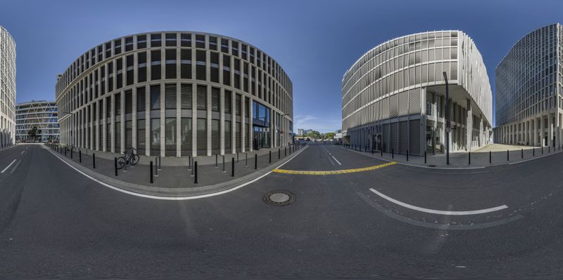 Europe's Urban Design: City Life in Germany HDRi Maps and Backplates