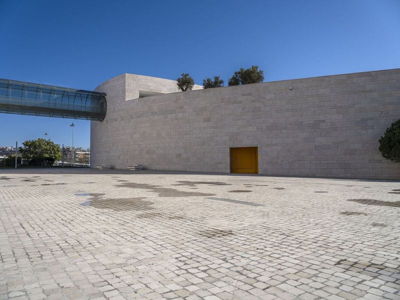European Architecture: Brick Facade in Lisbon HDRi Maps and Backplates