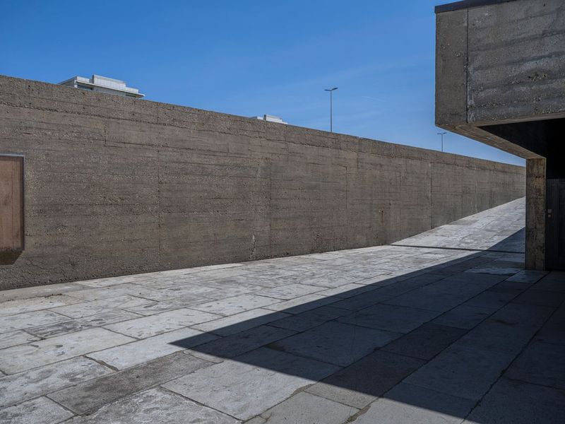 European Architecture: Concrete Walls in Portugal HDRi Maps and Backplates