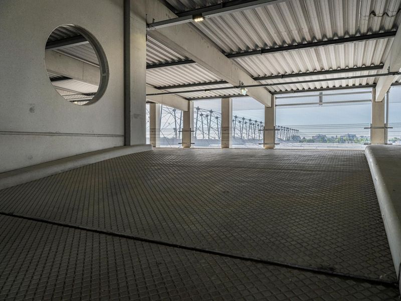 European Architecture: Parking Deck with Glass Hall HDRi Maps and ...