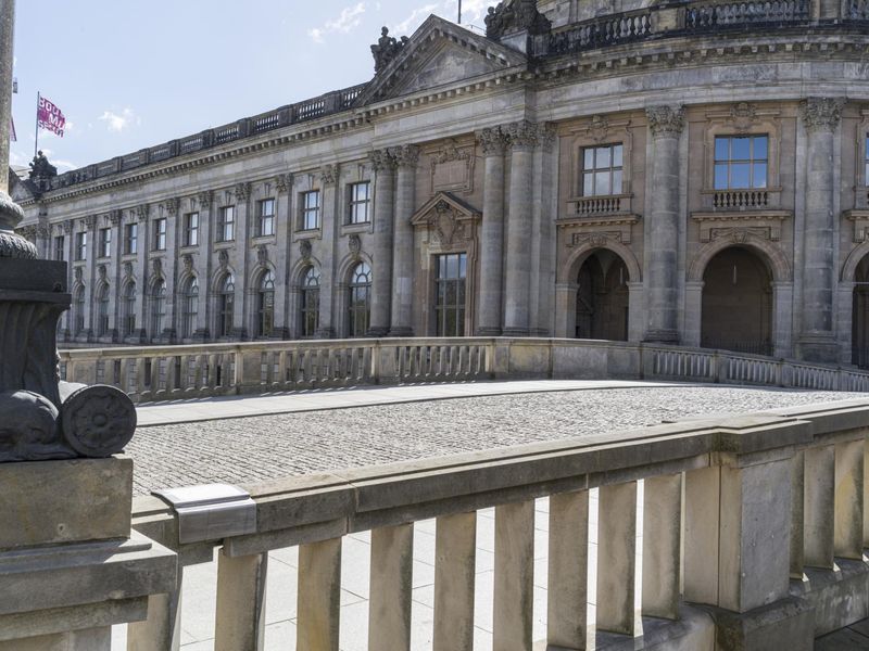 European City: Berlin Symmetrical Facade HDRi Maps and Backplates
