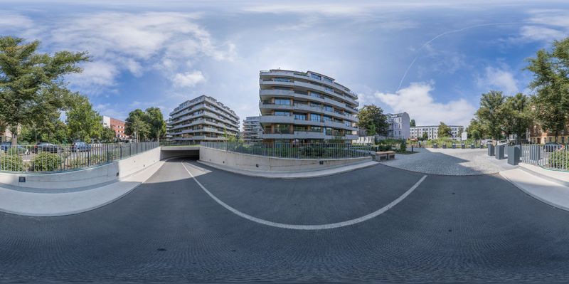 European City: Modern Architecture Street View - HDRi Maps and Backplates