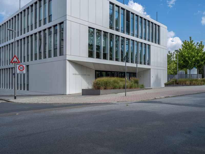 European City Suburb with Modern Architecture HDRi Maps and Backplates