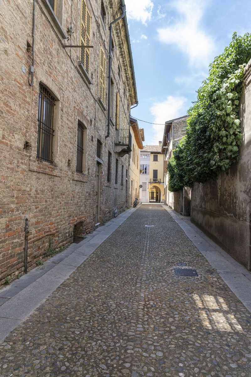 European Cobblestone Road in a Charming Village HDRi Maps and Backplates