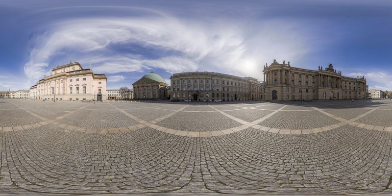 A European Gem: Berlin's Town Square and Palace - HDRi Maps and Backplates
