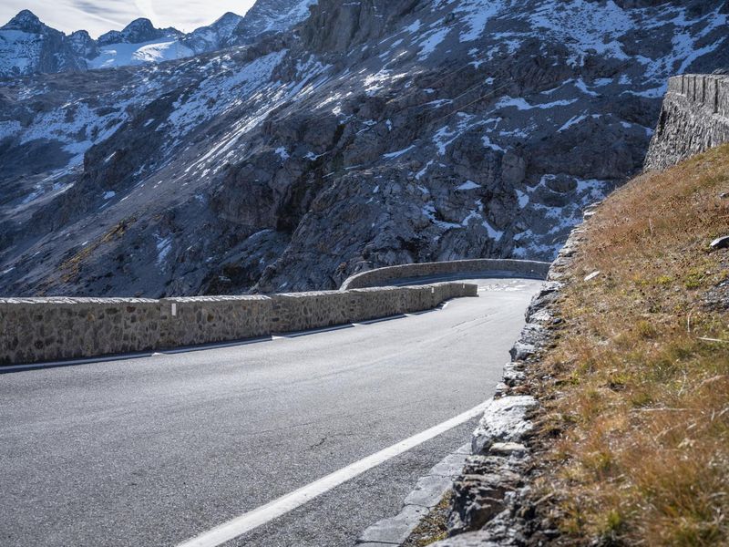 European Highlands at Stelvio Pass Landscape HDRi Maps and Backplates