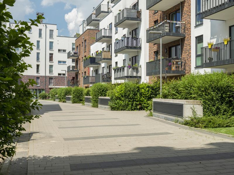 European Residential Area: Urban Design and Architecture HDRi Maps and ...