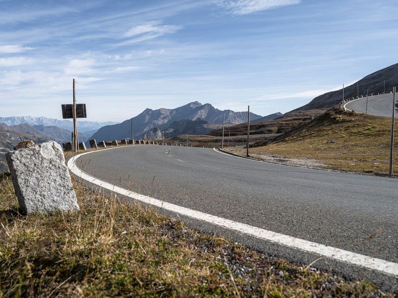 European Road: Daytime Curves through Nature HDRi Maps and Backplates
