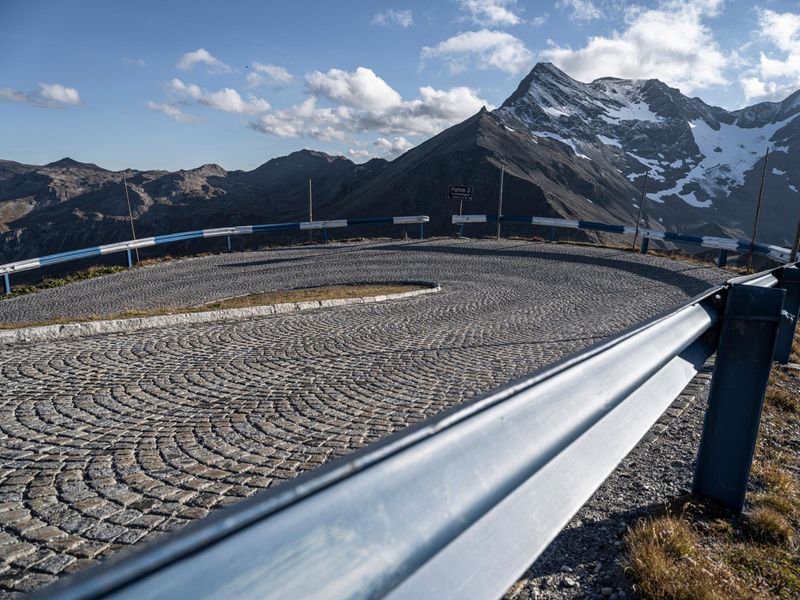 European Road: Switchback Curve Through the Mountains HDRi Maps and ...